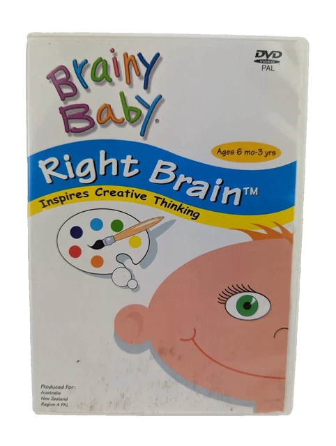 BRAINY BABY RIGHT Brain Creative Thinking DVD Region 4 PAL EUR 6,48 ...