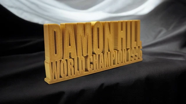 F1 DAMON HILL World Champion 1996 3D Model £13.00 - PicClick UK
