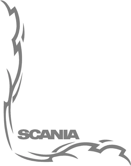 SCANIA V8 SUPER Truck Stickers Scania Truck Cab Window Stickers pair £9 ...