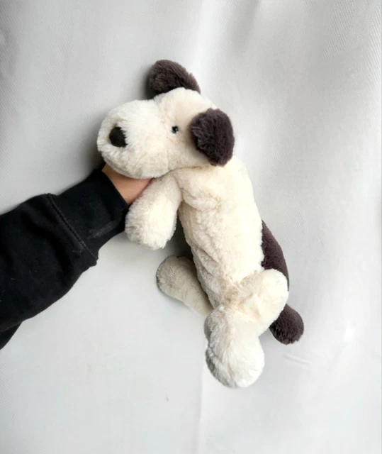 JELLYCAT DASHING DOG. Small. Retired. In Soft New Condition. Bum Tags ...