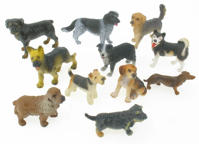 11X SCHLEICH HUNDE - Beagle Schäferhund Dackel Husky Fox Terrier Rottweiler Dog EUR 149,90 ...