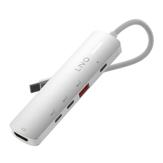 LINQ CONNECTS HUB Multiport 5-en-1 Pro-C avec HDMI 4K - 10Gbps ...