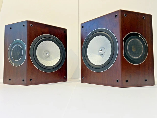 MONITOR AUDIO SILVER RX-FX Rear Surround Speakers Bi-Pole Di-Pole Dark ...