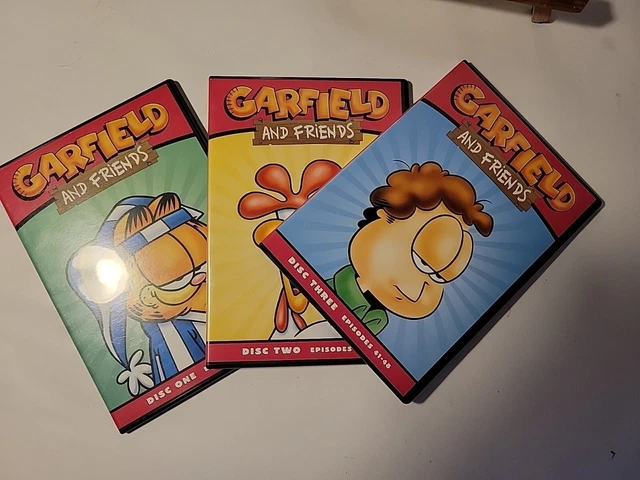 GARFIELD AND FRIENDS Volume 2 Three disc Box Set Excellent Pre-owned ...