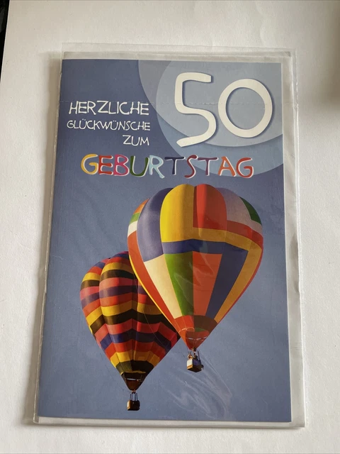 50 GLÜCKWUNSCHKARTE ZUM Geburtstag Karte Mit Umschlag Karten Wünsche Glück EUR 1,00 - PicClick DE