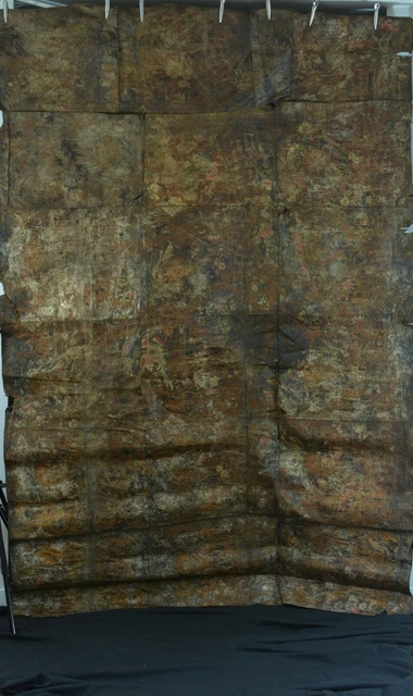 RARE CUIR DORÉ Français Baroque Louis XIV tenture murale Lyon Deco ...