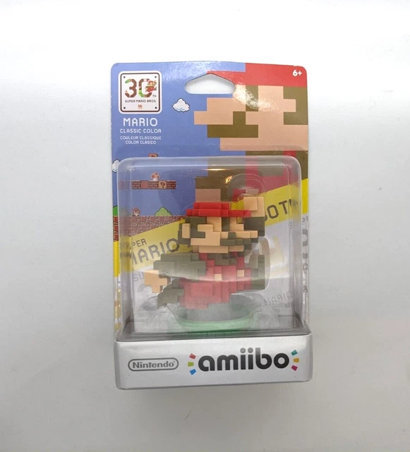 NINTENDO AMIIBO SUPER Mario 30th Anniversary Classic Color 8Bit Mario ...