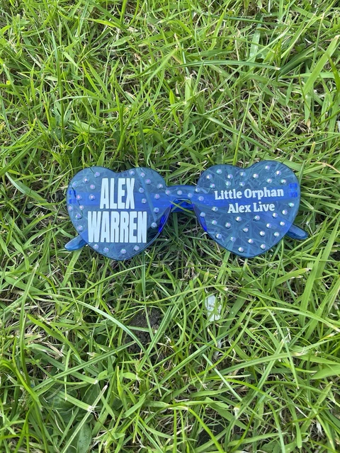 ALEX WARREN CONCERT Heart Sunglasses – Fan Event Glasses £5.45 ...