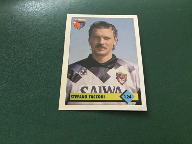CALCIO MERLIN 1993 🇮🇹 Stefano Tacconi 🇮🇹# 134 Genoa 🔴🔵 Come Foto EUR 1 ...