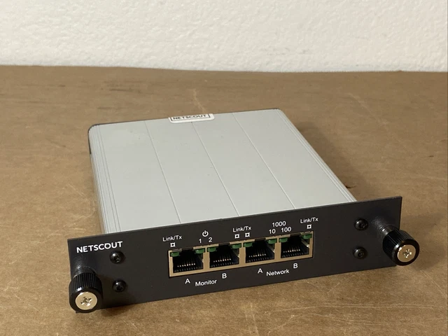 NETSCOUT TAP ETHERNET TRANSCEIVER Link Copper 10/100/1000 Module ...