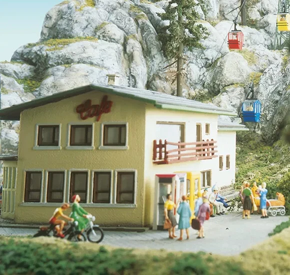 BRAWA H0 6290 - Kanzelwandbahn Jeu des Bâtiments pour Montagne - Et ...
