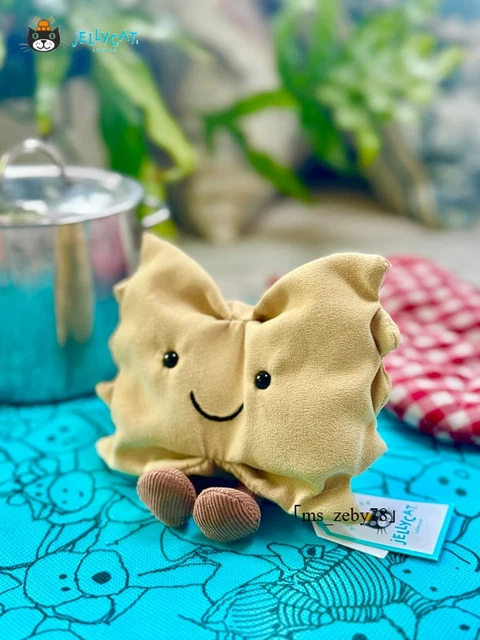 JELLYCAT AMUSEABLES FARFALLE Pasta Plush Toy Stuffed Food With Tag With ...
