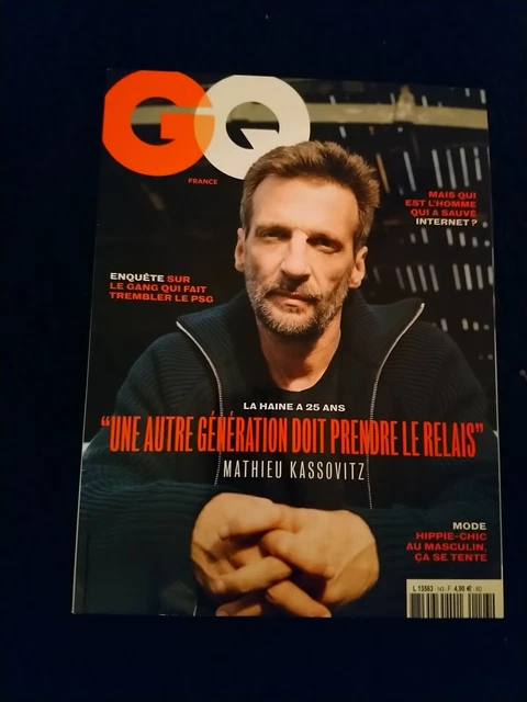 MAGAZINE MASCULIN GQ n° 143 - GÉNÉRATION MATHIEU KASSOVITZ - Octobre ...