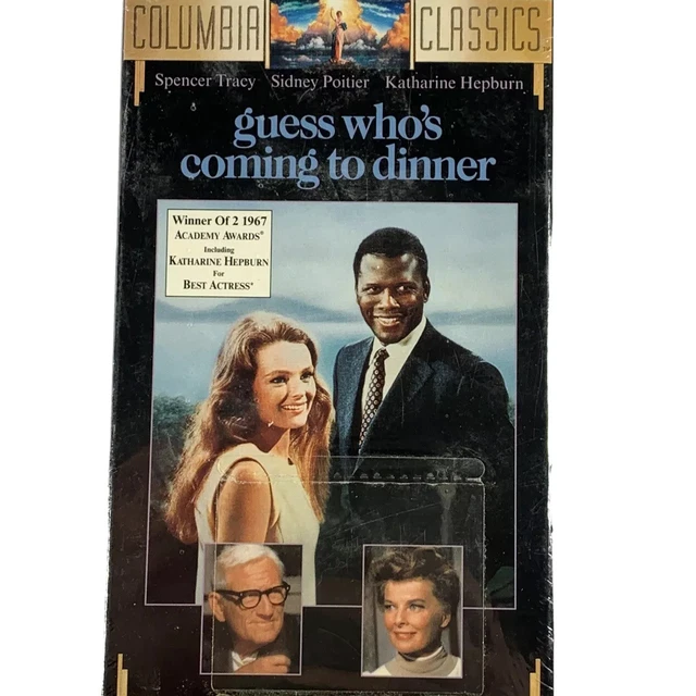 GUESS WHOS COMING to Dinner (VHS, 1998, "Studio Heritage Collection"1st ...