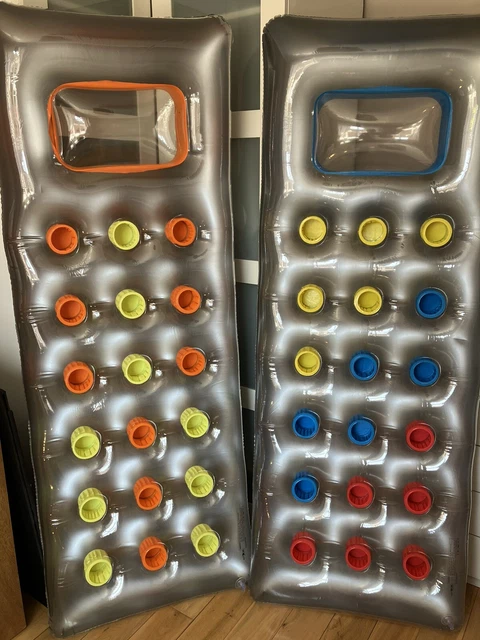 TWO INFLATABLE LILO swimming pool bed £16.00 - PicClick UK