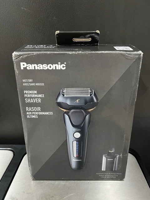 PANASONIC ARC5 ES-LV97-K Wet/Dry Electric Shaver 5-Blade System - Open ...