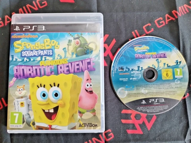 SPONGEBOB SQUAREPANTS PLANKTONS Robotic Revenge PS3 Kids Video Game £22 ...