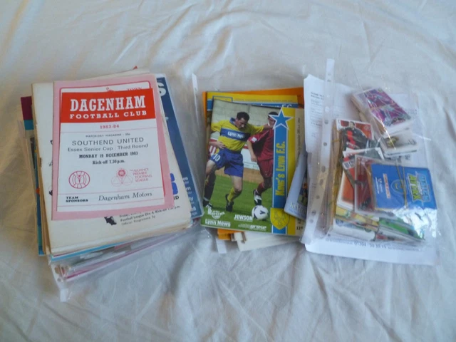 MY PRIVATE COLLECTION Random Football Programmes , Tickets and Trading ...