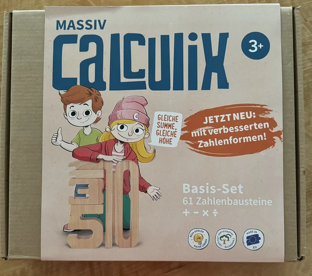 CALCULIX ZAHLEN BAUSTEINE Basis-Set 61-teilig Rechnen Montessori Mathe ... CALCULIX ZAHLEN BAUSTEINE Basis-Set 61-teilig Rechnen Montessori Mathe ...
