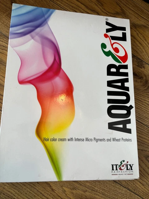 AQUARELY (ITALY) HAIR colour chart £12.00 - PicClick UK
