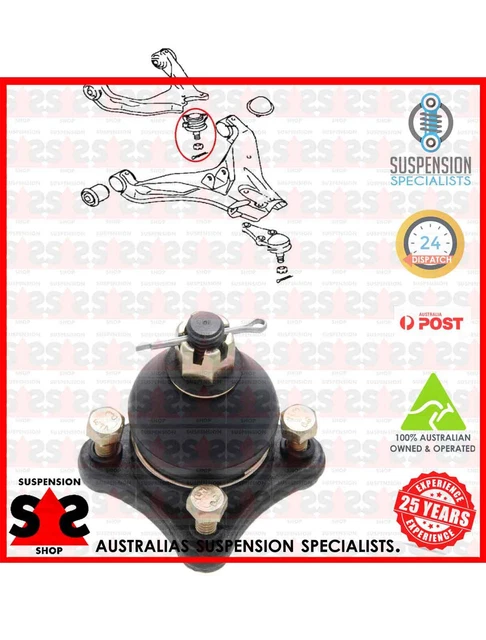 UPPER FRONT AXLE Ball Joint Suit MITSUBISHI L200 / Triton (Ka_T, Kb_T) 2.5 DI-D EUR 35,92 ...