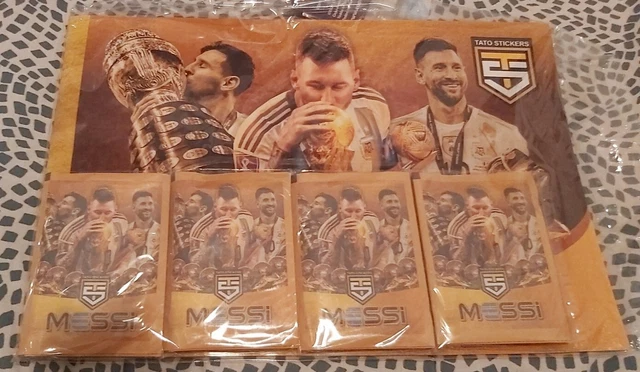 ALBUM MESSI COMPLETO A Pegar Toda Su Historia (Raro ) 120 Cromos En ...