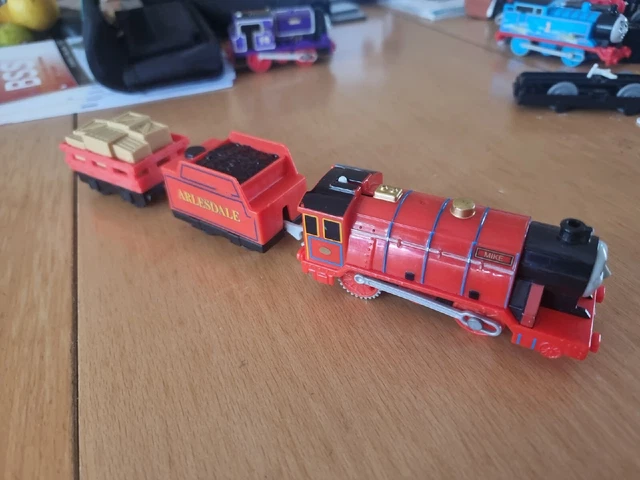 THOMAS THE TANK Engine Trackmaster Train mike and tender Motorised ...