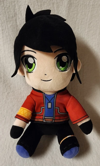 THE KREW ITSFUNNEH DRACO Dragon Black Hair Plush Plushie Toy Anime Boy ...