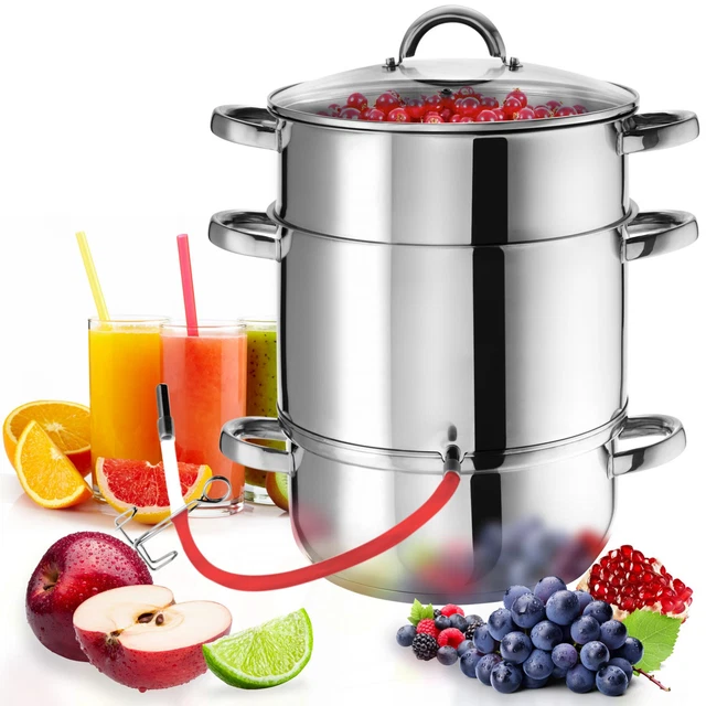 JUICER EXTRACTOR STEAMING Induction Streamer Fruit Press Kitchen ...