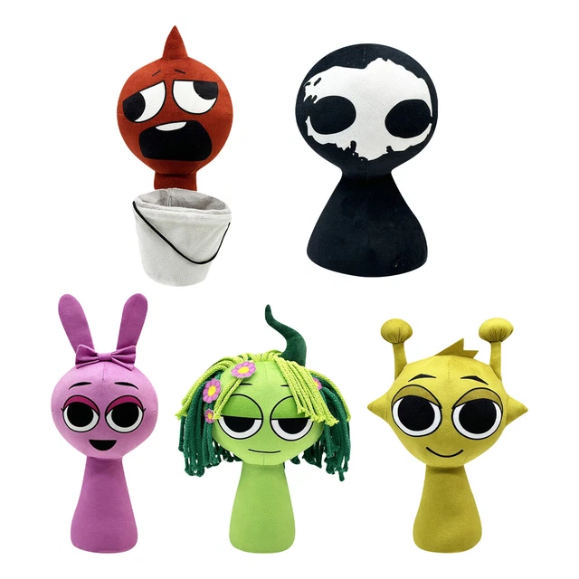 NEU SPRUNKI PLÜSCHTIER Simon Oren Winda Sprunki Figur Puppe Spielzeug ...