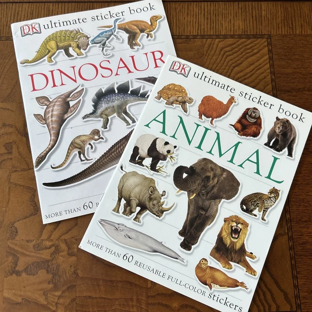 NEW ULTIMATE STICKER BOOK: ANIMAL BOOKS By D K Publishing -& FREE ...