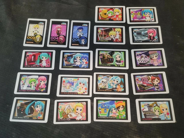 HATSUNE MIKU PROJECT Mirai DX 19 AR Cards ONLY Complete Set Sega ...