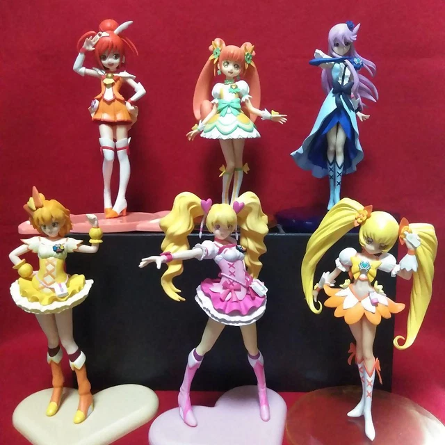PRETTY CURE FIGURE Smile Fresh HeartCatch Dokidoki Sunny Peach Pine ...
