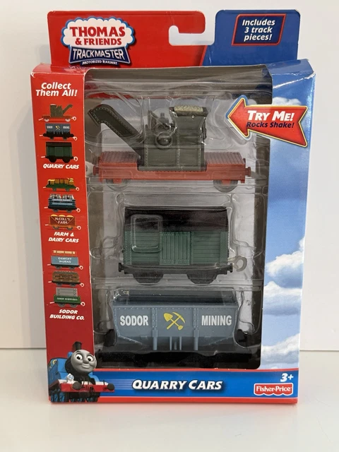 THOMAS & FRIENDS Trackmaster Train QUARRY CARS Set, Sodor Mining 2009 ...
