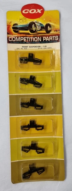 VINTAGE COX SLOT Car Competition Parts Front Suspension 1:24 Scale 6 ...