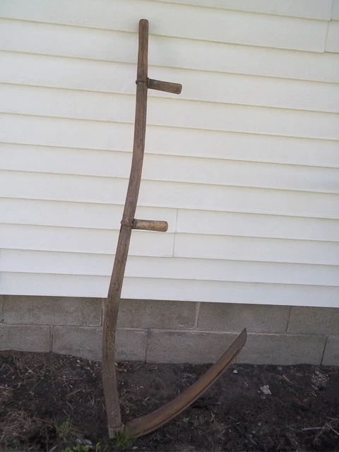 VINTAGE SCYTHE / sickle Hay Grain Farm Tool £74.83 - PicClick UK
