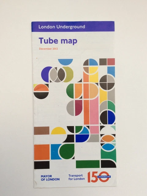 TRANSPORT FOR LONDON - London Underground Tube Map - December 2012 EUR ...
