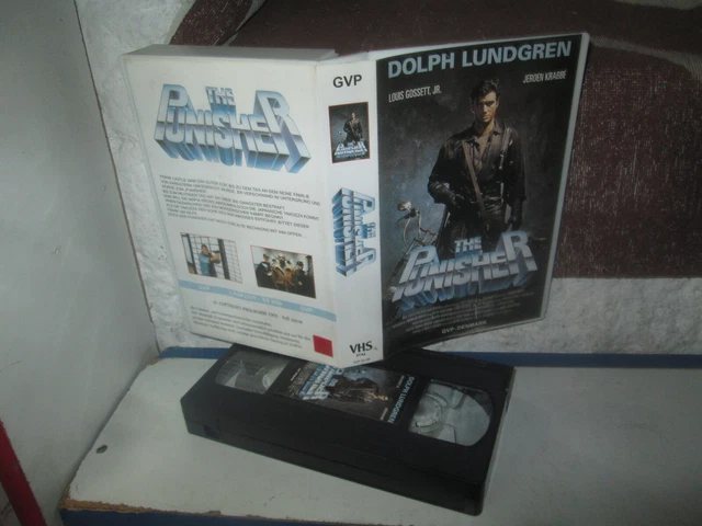 VHS - THE Punisher - Dolph Lundgren - GVP Denmark - FULL UNCUT EUR 39 ...