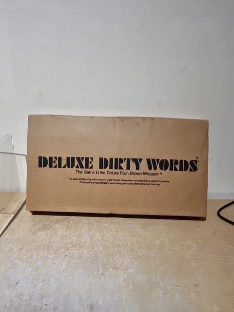 BARON/SCOTT ENT BOARDGAME Deluxe Dirty Words Box VG+ (F1) £17.55 ...