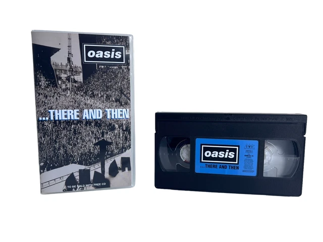 OASIS THERE AND Then VHS Video Cassette Tape Earls Court & Maine Road ...