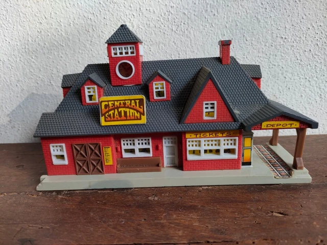 Micromachines Train Station City Scenes Playset Micro Machines Galoob