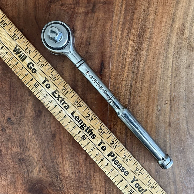 VINTAGE CRAFTSMAN 943797-1/2& Drive 10" Ratchet w/Thumb Wheel $41.85 ...