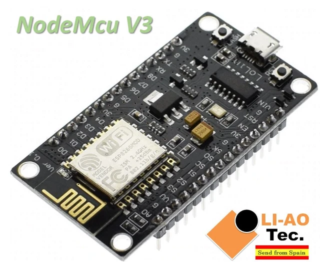 SCHEDA DI SVILUPPO NodeMcu V3 Lua WeMos modulo wireless WiFi CH340 ... SCHEDA DI SVILUPPO NodeMcu V3 Lua WeMos modulo wireless WiFi CH340 ...