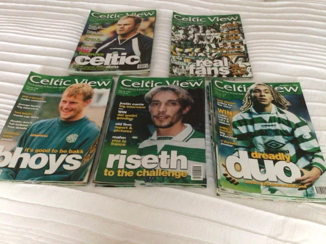 FULL SEASON OF Celtic View magazines - 1998/1999 - 45 in total £63.12 ...
