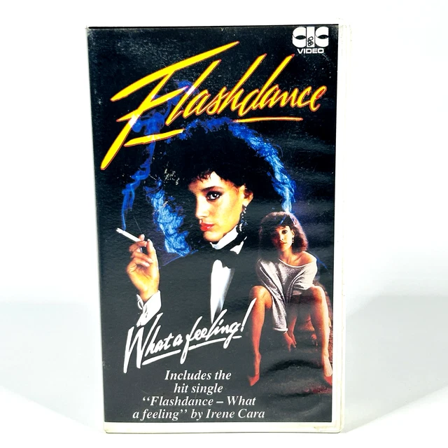 FLASHDANCE 1983 VHS Cassette Tape PAL Vintage Drama Dance Music ...