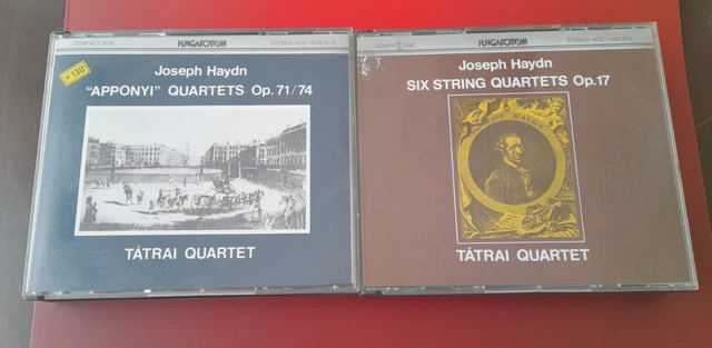HAYDN: SIX STRING Quartets, Op.17 & Op.71/74 Tatrai Quartet Hungaroton 4CDs 2BOX £24.18 ...