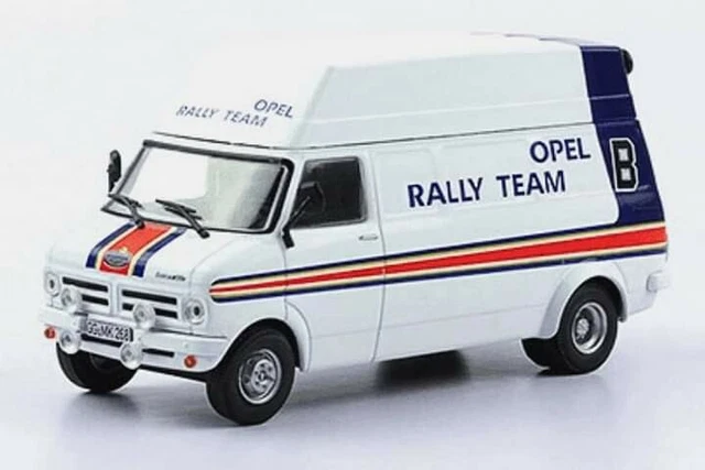 VEHICULES ASSISTANCE RALLYE 1/43 BEDFORD BLITZ OPEL RACING TEAM+LIVRET ...