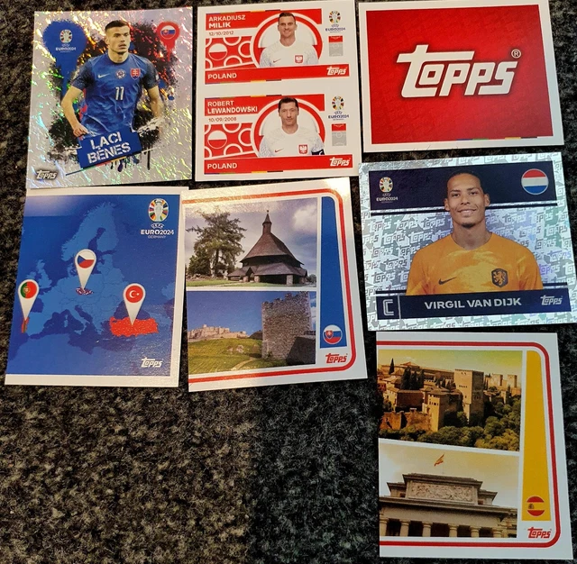TOPPS UEFA EURO 2024 Germany Official Stickers Collection Euro 2024 ...