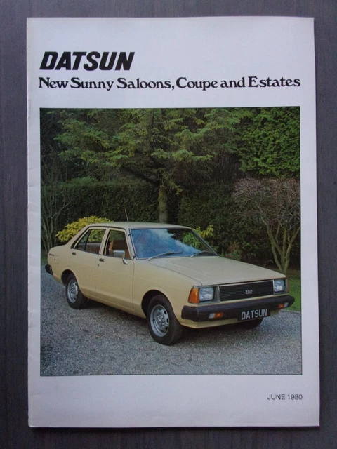 DATSUN SUNNY RANGE Orig 1980 UK Mkt Brochure Vendite - Nissan EUR 4,86 ...