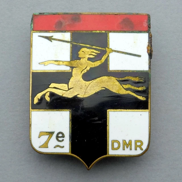 ENAMEL BADGE. 7TH Division Rapid Mechanics DMR. Dragon. £7.18 - PicClick UK